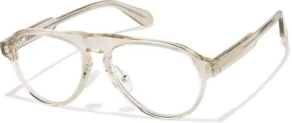Zenni Aviator Eyeglasses Full Rim Frame - Tawny