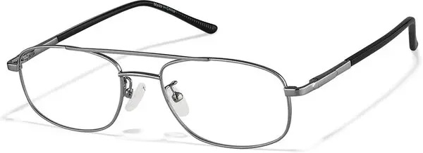 Zenni Aviator Full Rim Frame - Gray
