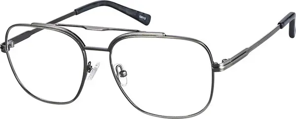 Zenni Aviator Full Rim Frame - Gray