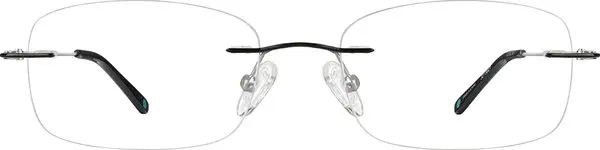 Zenni Rectangle Rimless Eyeglasses