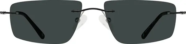 Zenni Rectangle Rimless Eyeglasses