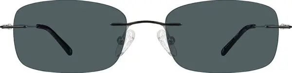 Zenni Rectangle Rimless Eyeglasses