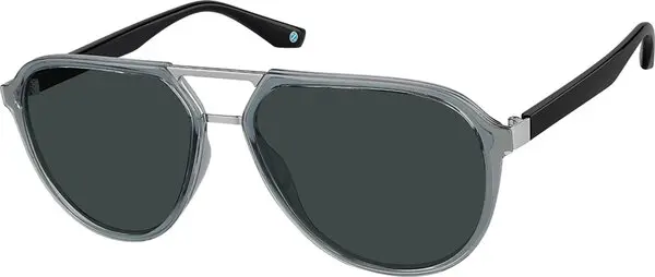 Zenni Aviator Full Rim Frame Sunglasses - Blue