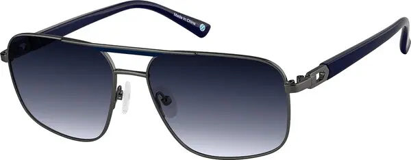 Zenni Aviator Full Rim Frame Sunglasses - Gray