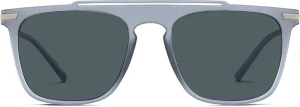 Zenni Aviator Full Rim Sunglasses - Mist