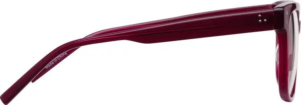 Zenni Square Frame Eyeglasses - Red