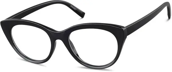 Zenni Cat-eye Full Rim Frame - Black