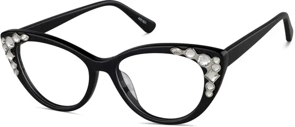 Zenni Cat-eye Eyeglasses With Full Rim - Black
