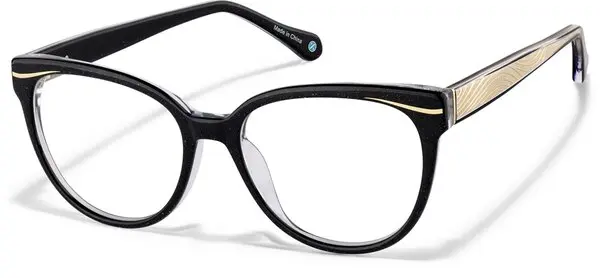 Zenni Cat-eye Full Rim Eyeglasses - Black