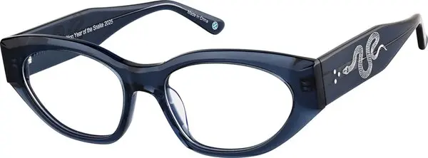 Zenni Cat-eye Full Rim Frame Eyeglasses - Blue
