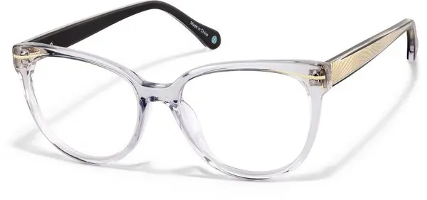 Zenni Cat-eye Full Rim Eyeglasses - Clear