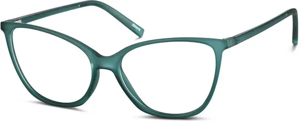 Zenni Cat-eye Full Rim Frame Glasses - Green