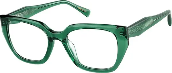 Zenni Cat-eye Eyeglasses With Full Rim - Green