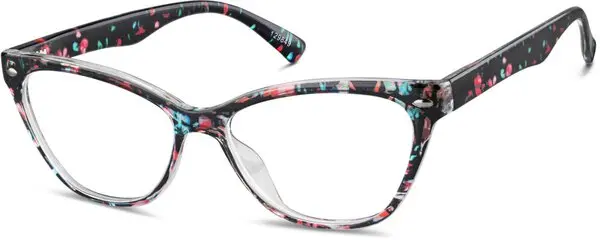 Zenni Cat-eye Full Rim Frame Glasses - Ivory Tort