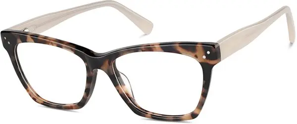 Zenni Cat-eye Full Rim Frame - Ivory Tort