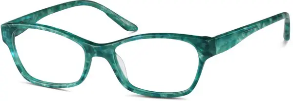 Zenni Cat-eye Full Rim Eyeglasses - Malachite