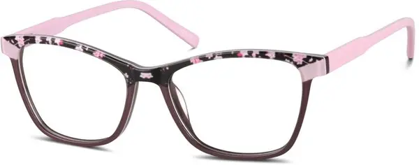 Zenni Cat-eye Eyeglasses With Full Rim - Pink