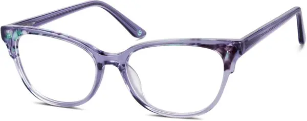 Zenni Cat-eye Eyeglasses With Full Rim - Purple
