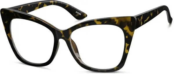 Zenni Cat-eye Full Rim Frame Glasses - Tortoiseshell
