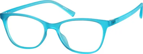Zenni Cat-eye Eyeglasses With Full Rim - Turquoise Blue