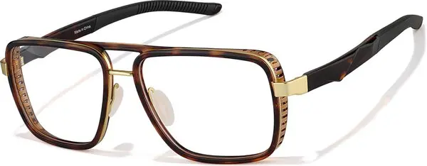 Zenni Aviator Full Rim Eyeglasses Frame - Tortoiseshell