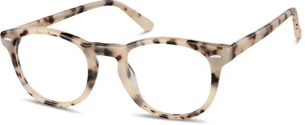 Zenni Round Full Rim Eyeglasses - Ivory Tortoiseshell