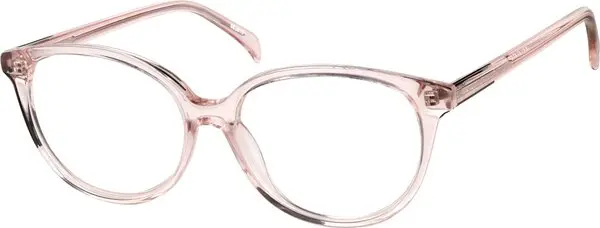 Zenni Round Full Rim Eyeglasses - Pink
