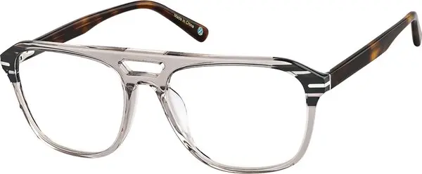 Zenni Aviator Full Rim Eyeglasses - Brown