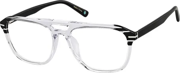 Zenni Acetate Aviator Eyeglasses - Clear