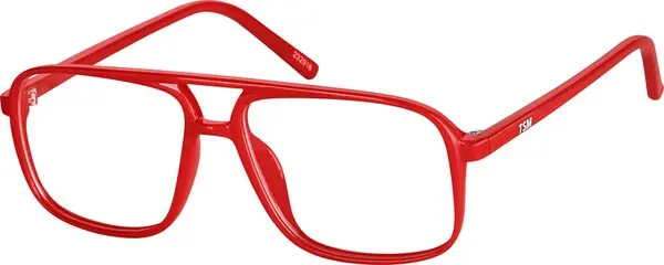 Zenni Aviator Full Rim Frame - Red