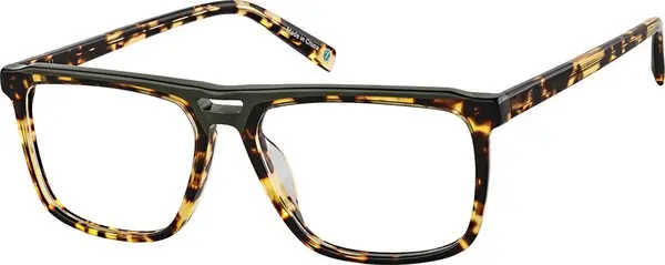 Zenni Acetate Aviator Eyeglasses - Tortoiseshell