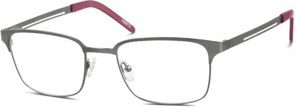 Zenni Browline Eyeglasses Full Rim Frame - Graphite