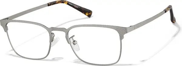 Zenni Browline Eyeglasses Full Rim Frame - Gray