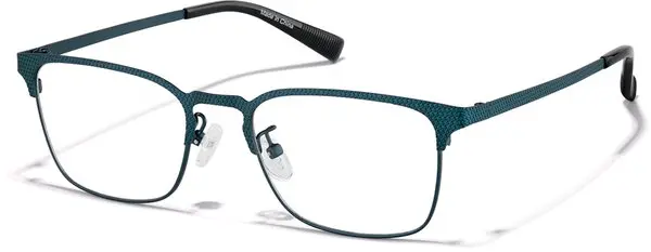 Zenni Browline Eyeglasses Full Rim Frame - Green