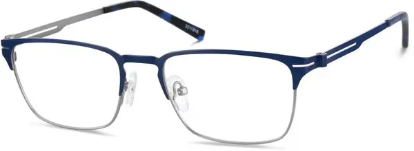 Zenni Browline Eyeglasses With Full Rim - Navy