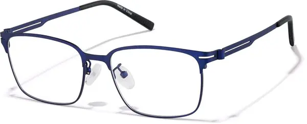 Zenni Browline Eyeglasses With Full Rim - Navy