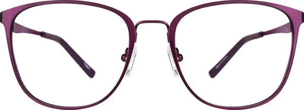 Zenni Round Flex Titanium Full Rim Eyeglasses Frame - Purple