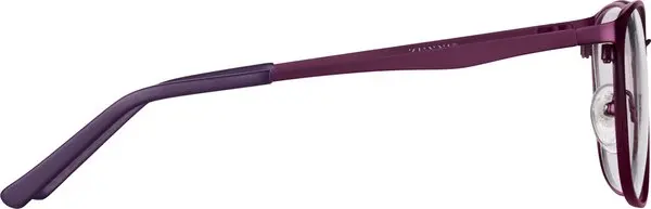 Zenni Round Flex Titanium Full Rim Eyeglasses Frame - Purple