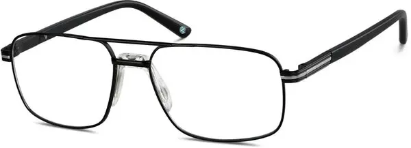 Zenni Titanium Aviator Full Rim Frame - Black