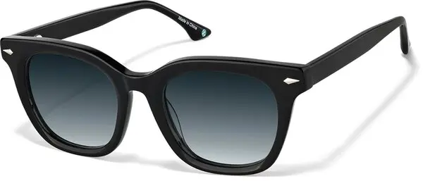 Zenni Square Full Rim Sunglasses - Black