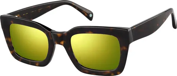 Zenni Square Full Rim Sunglasses - Tortoiseshell