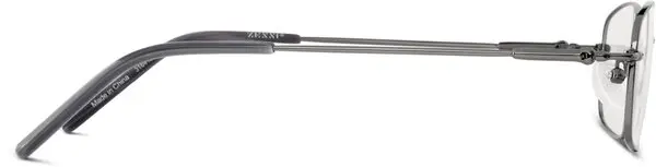 Zenni Lightweight Rectangle Full Rim Frame - Gray