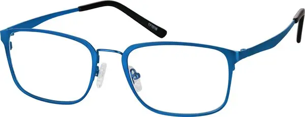 Zenni Lightweight Rectangle Full Rim Frame - Navy