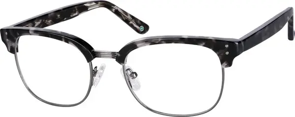 Zenni Classic Browline Full Rim Eyeglasses - Tortoiseshell
