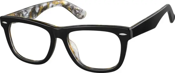 Zenni Experimental Square Eyeglasses - Black