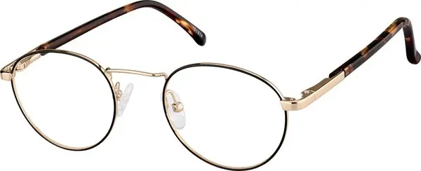 Zenni Round Full Rim Eyeglasses - Black