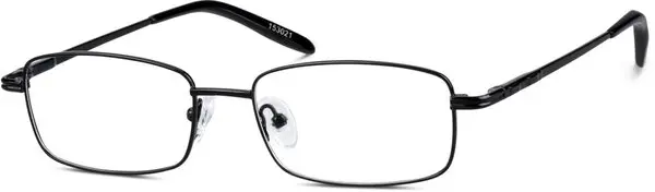 Zenni Rectangle Full Rim Eyeglasses - Black