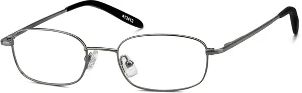 Zenni Classic Rectangle Full Rim Frame - Gray