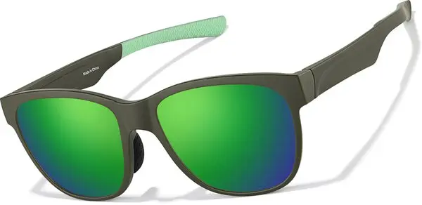 Zenni Sporty Square Eyeglasses - Green