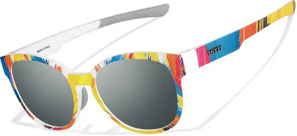 Zenni Square Eyeglasses Full Rim Frame - Multicolor Pattern